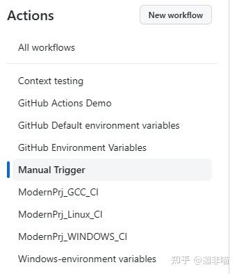 Manually Trigger a GitHub Action with workflow_dispatch简单测试 - 知乎