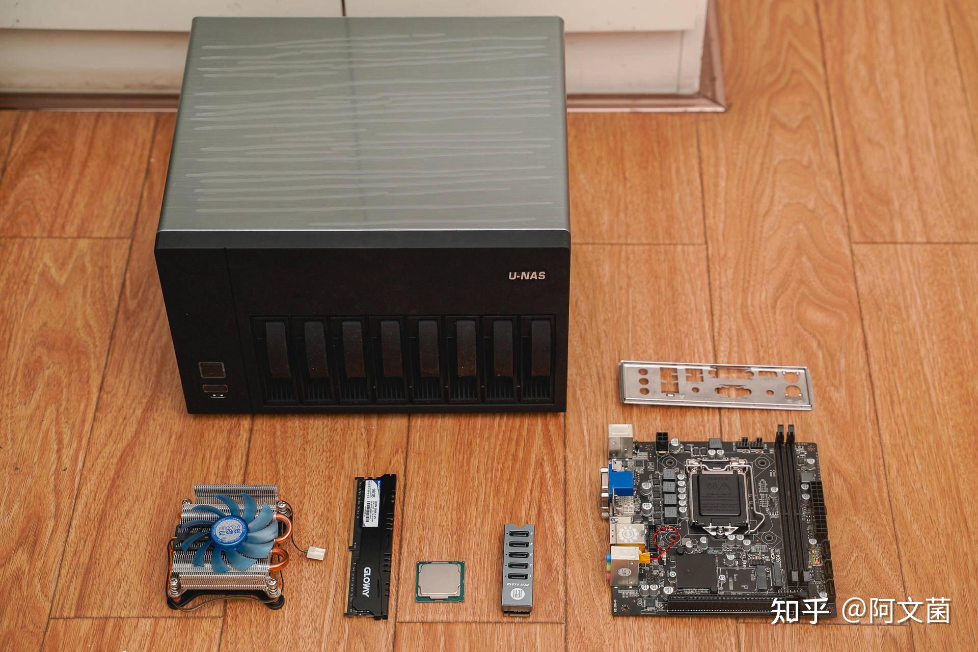 组装一台高性能8盘位NAS 使用ITX主板，万由810机箱。 - 知乎