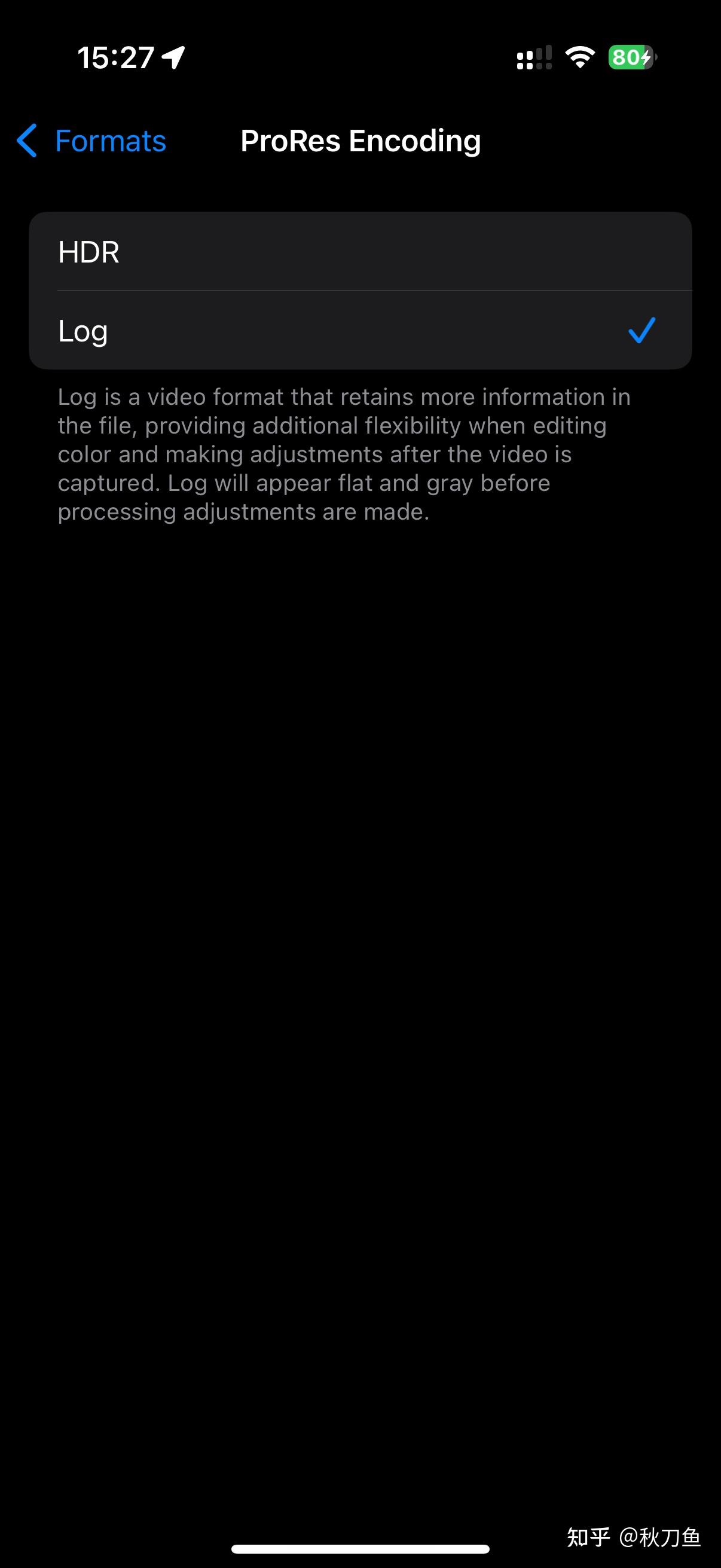 Apple ProRes和Apple log有什么区别？ - 知乎