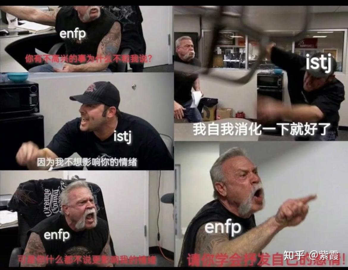 ENFP和ISTJ谈恋爱会发生什么？ - 知乎