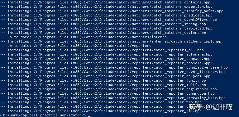 Win11下Catch2安装测试 - 知乎