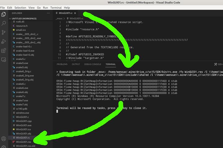 VS CODE笔记：化简为繁为这般 RC.EXE 在 LINUX 下编译 PROGRAMMING WINDOWS 一书中的 Win32 “Hello World” 资源文件 .res - 知乎
