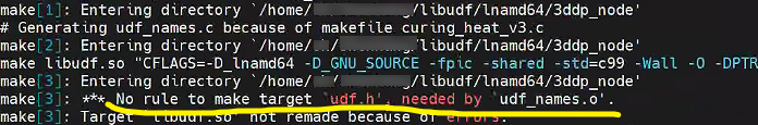 【fluent Udf】linux系统中编译udf时出现fatal Error Udfh No Such File Or 6723