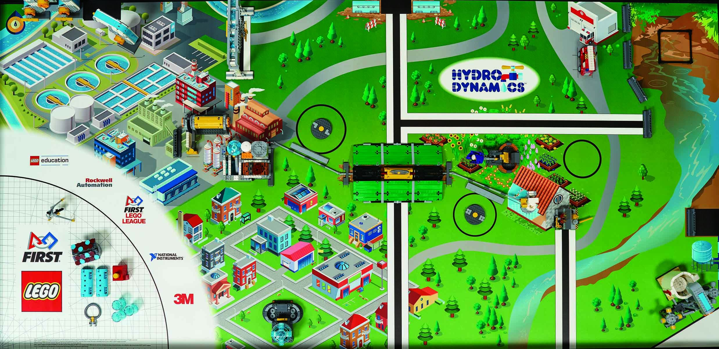 乐高机器人比赛|2018FLL场地图纸和场地模型介绍 - 知乎