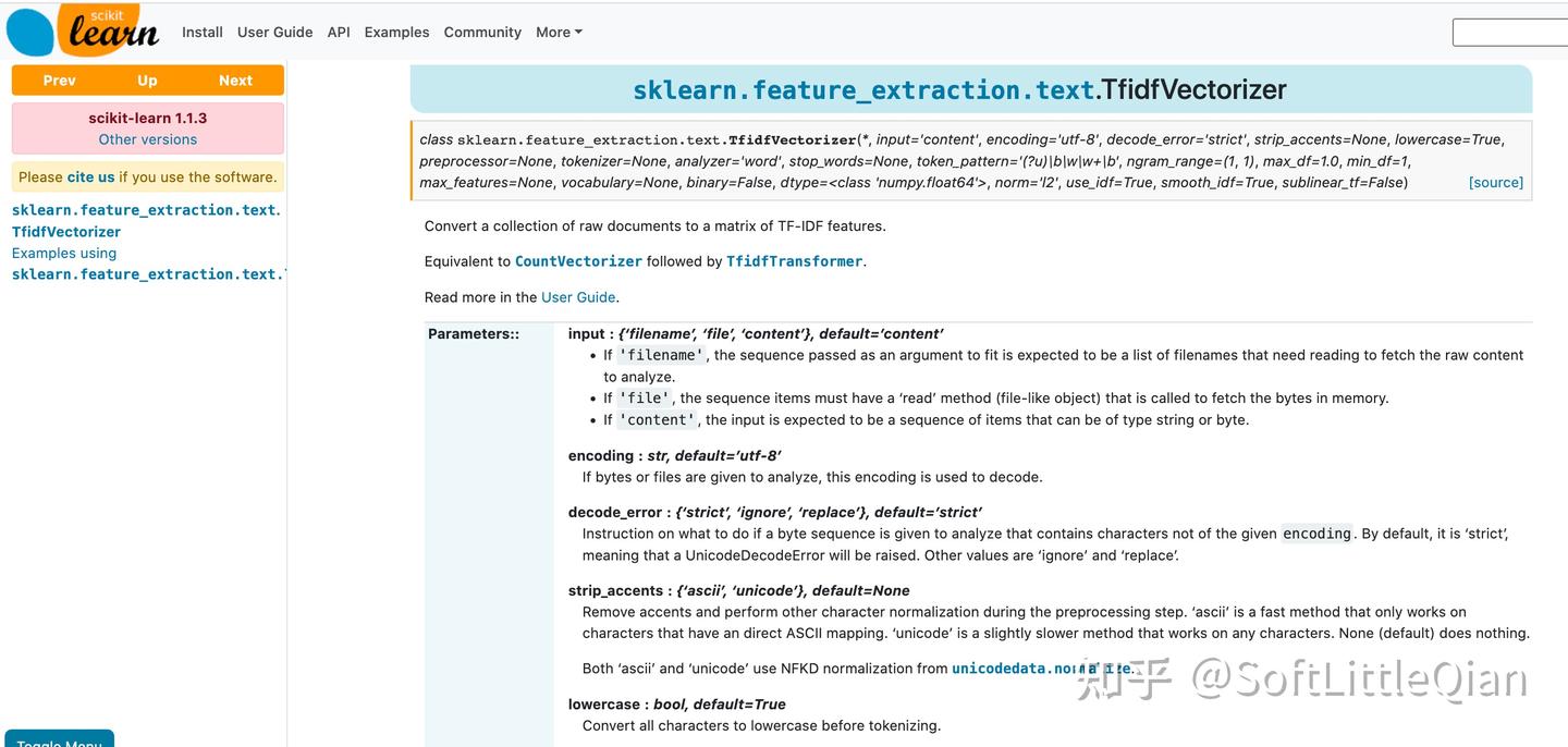 学python sklearn TfidfVectorizer的用法 顺便学英语 - 知乎