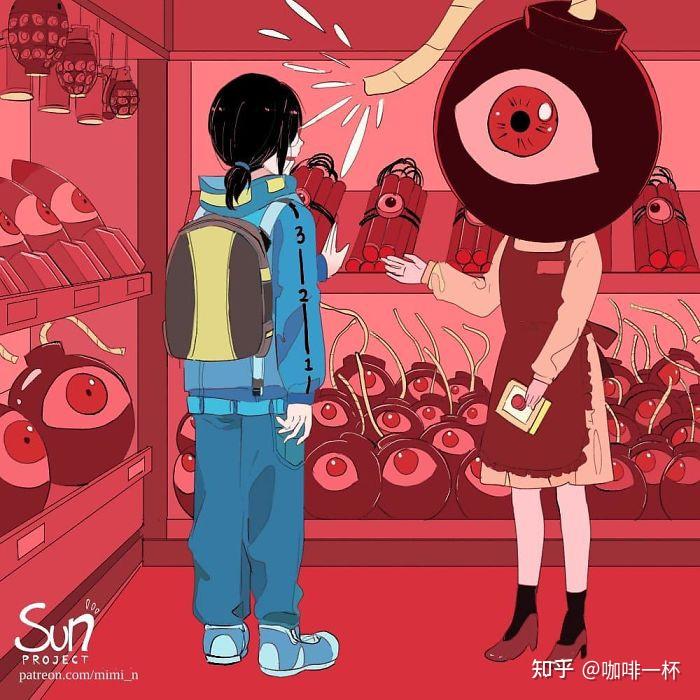 宝藏插画师|Mimi N|“表里不一”的ta - 知乎