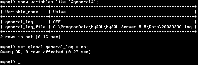 利用mysql general log 写shell[突破into outfile] - 知乎