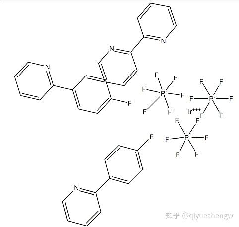 cas：1580547-45-0 ; (ir[p-fppy]2(bpy))pf6，(2,2'-联吡啶)双[2-(4-氟苯基)吡啶]铱(III) 六氟磷酸盐 - 知乎