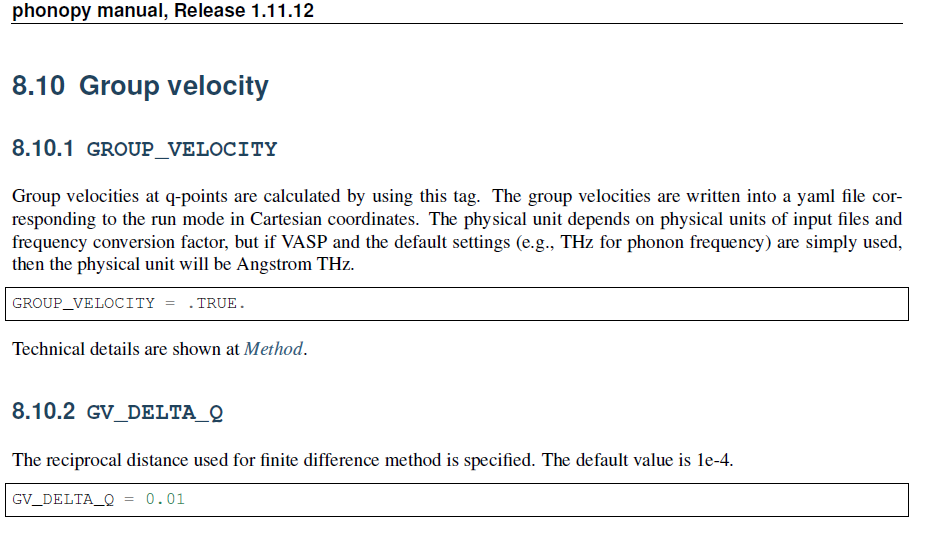 VASP+phonopy计算声子群速与数据导出 - 知乎