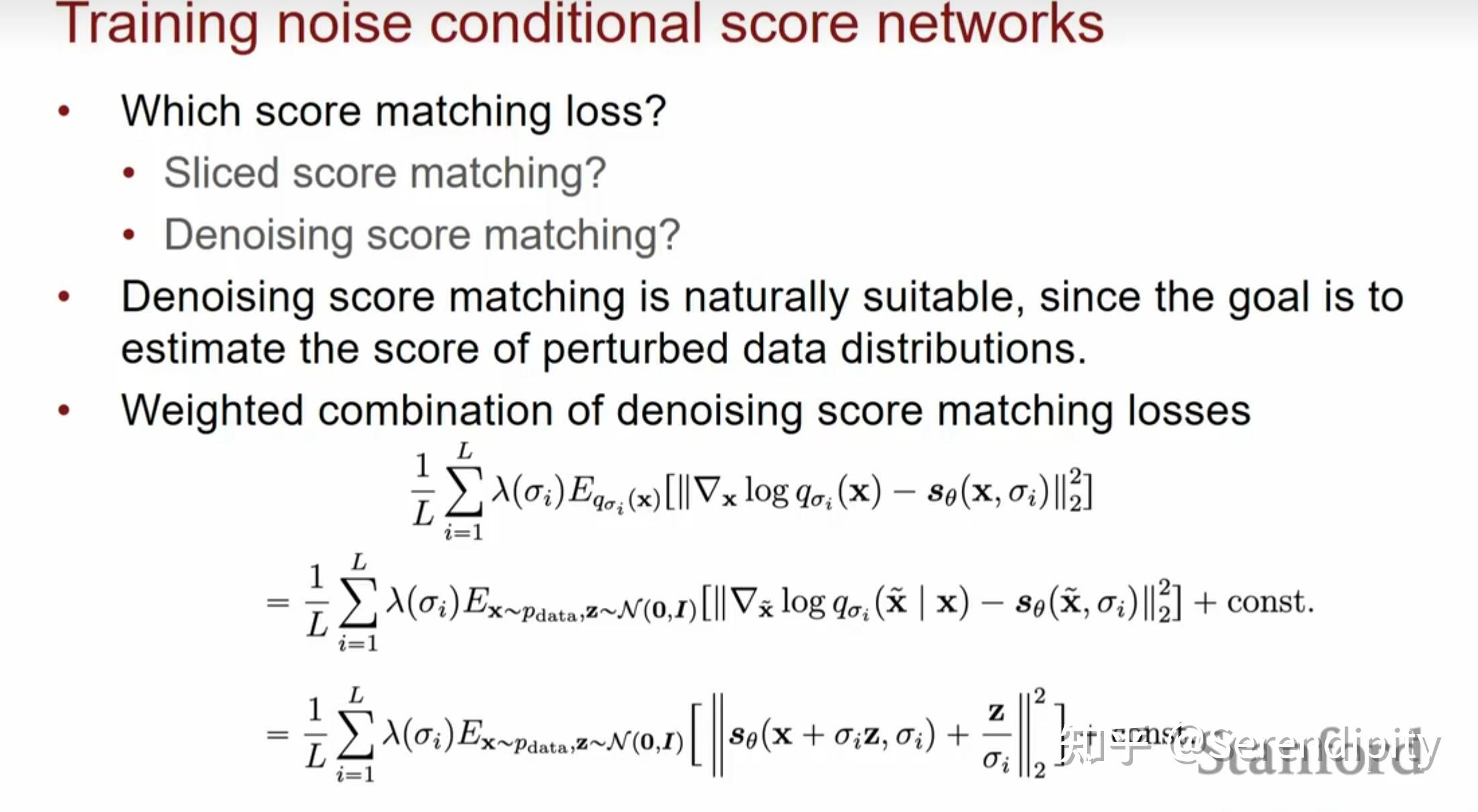[Stanford CS236深度生成模型]： Score Based Models - 知乎