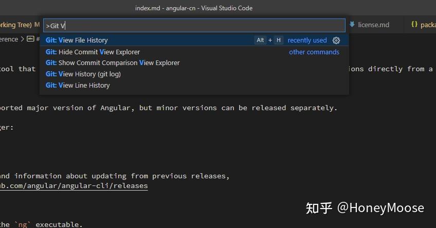 Visual Studio Code 插件之 - Git History - 知乎