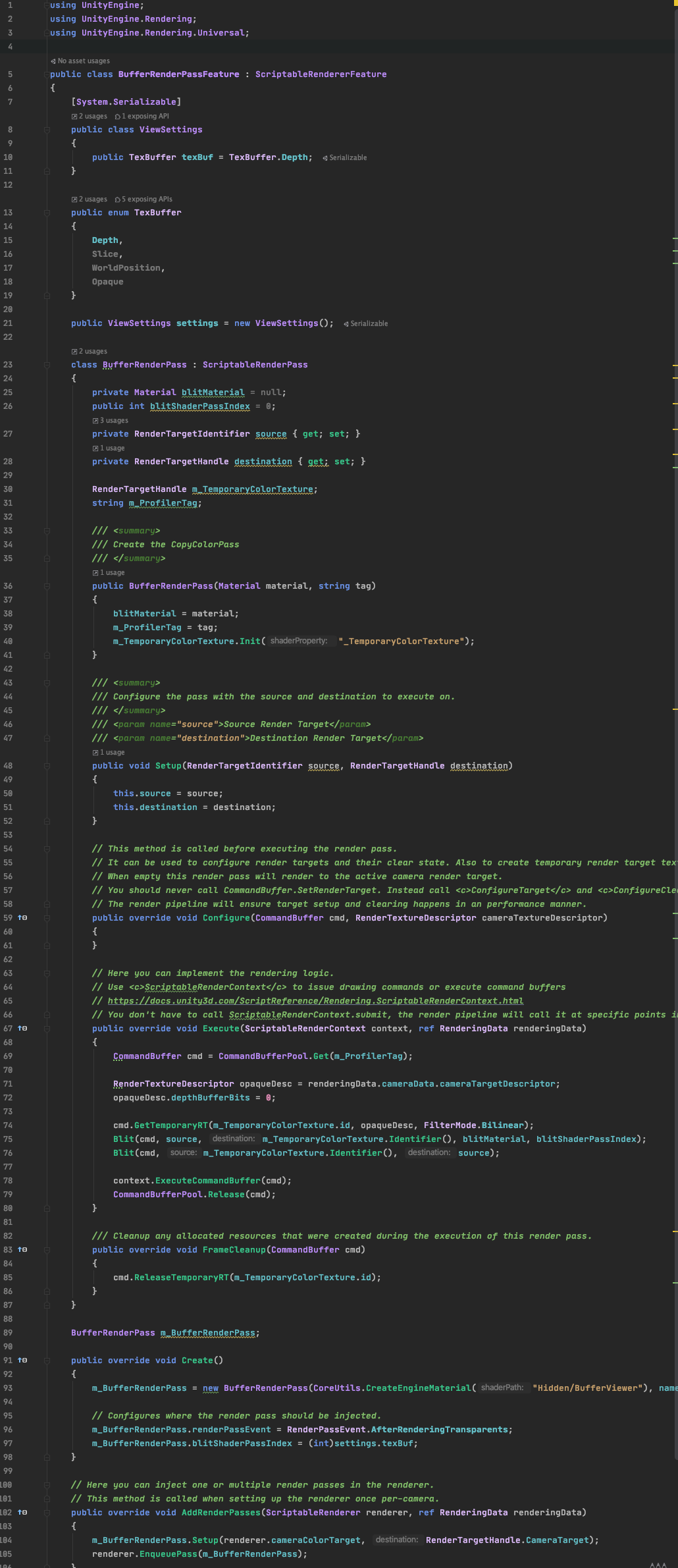Unity Render Feature初探 - 知乎