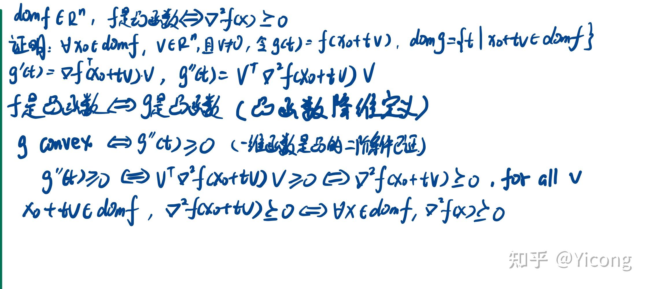 梳理凸函数的六种判断方法及5个判定定理的证明过程 - 知乎