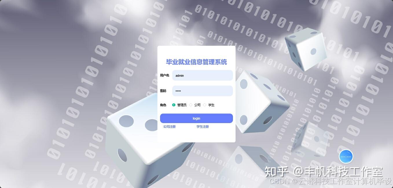 【java计算机毕设】毕业就业信息管理系统mysql Springboot Vue Html Maven项目设计源码带报告 寒暑假小组作业 知乎