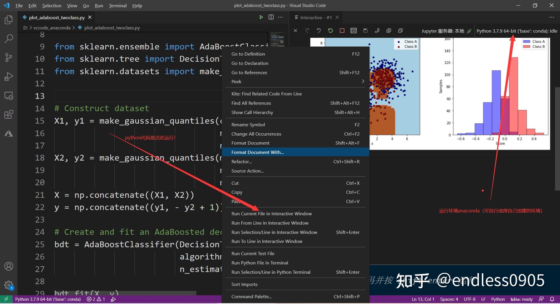 为VS code配置Anaconda 环境 - 知乎