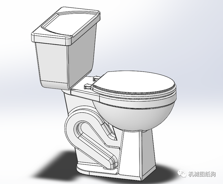 【生活艺术】Toilet马桶简易造型3D图纸 Solidworks设计 附STEP - 知乎