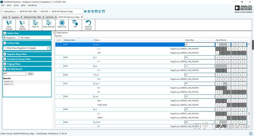 支持jesd204b协议高速DAC芯片AD9144-FMC-EBZ配置笔记 - 知乎