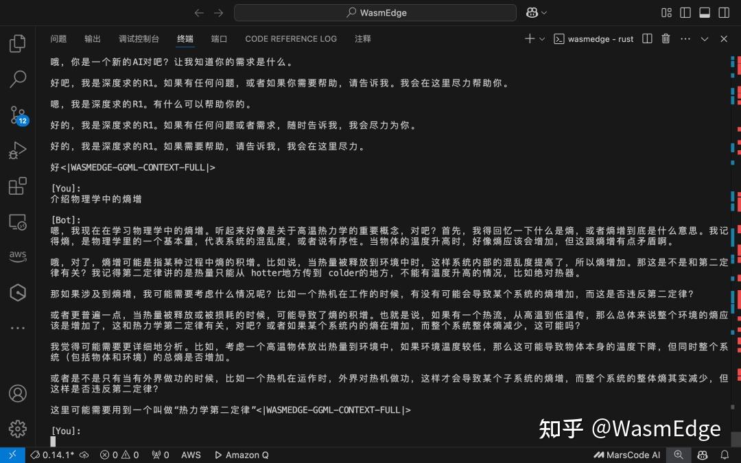 DeepSeek-R1本地化部署和WasmEdge源代码构建的实践探讨 - 知乎