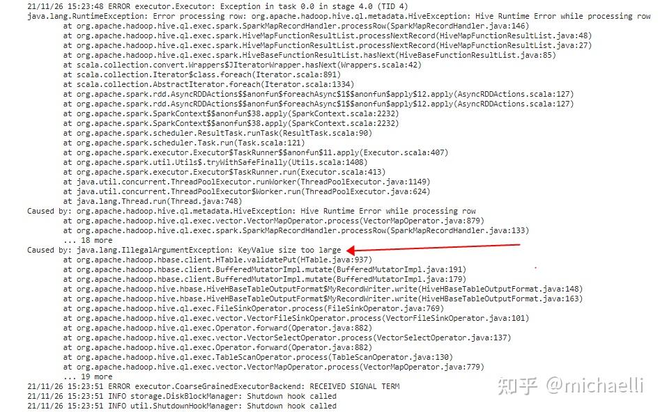 记录一次 Hbase 线上问题的分析和解决并分析总结下背后的知识点 Keyvalue Size Too Large 知乎