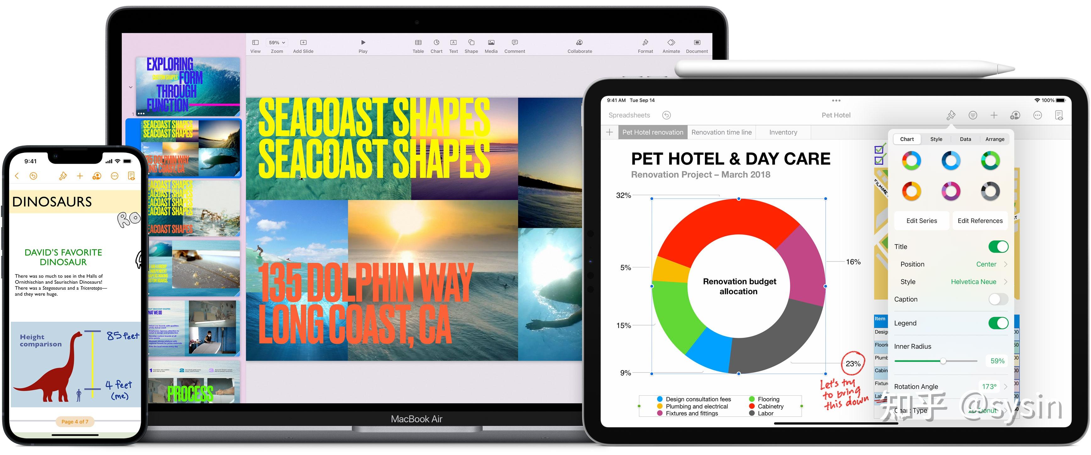 Apple iWork (Pages、Numbers、Keynote) 14.4 - 文档、电子表格、演示文稿 - 知乎