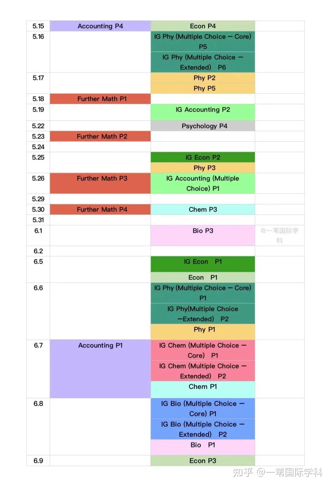 2023年5-6月A-Level考试时间完整版出来了！（内含爱德思/CIE两大考试局） - 知乎