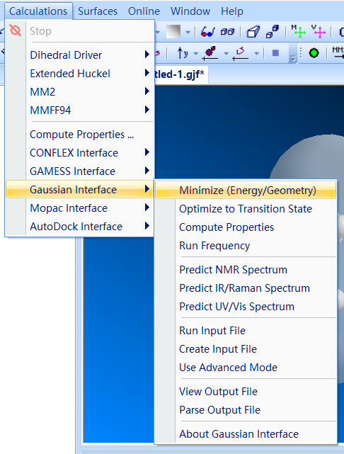 5 初识GaussView 与 Gaussian单点能计算 - 知乎