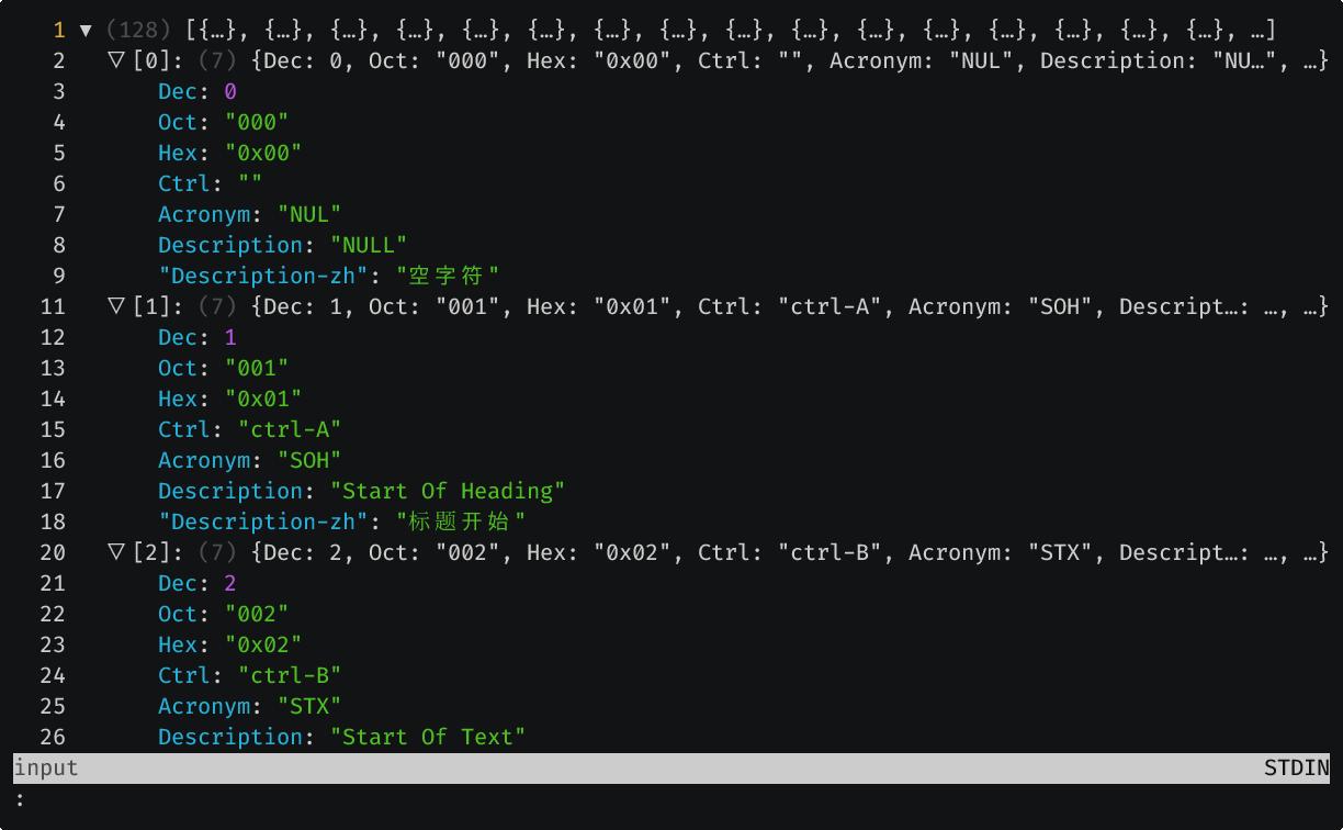 x-cmd pkg | jless - 受 Vim 启发的命令行 JSON 查看器 - 知乎