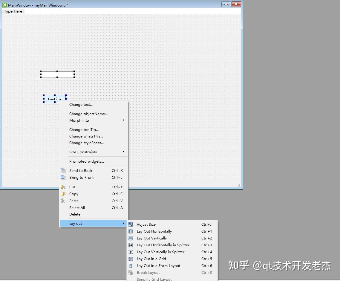 Qt Designer 的使用 - 知乎