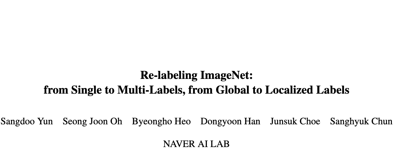 ReLabel：自动将ImageNet转化成多标签数据集，更准确地有监督训练 | 2021新文 - 知乎