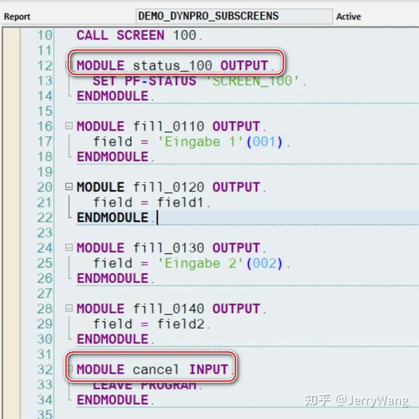 SAP ABAP 里 CALL SUBSCREEN 语句的使用介绍 - 知乎