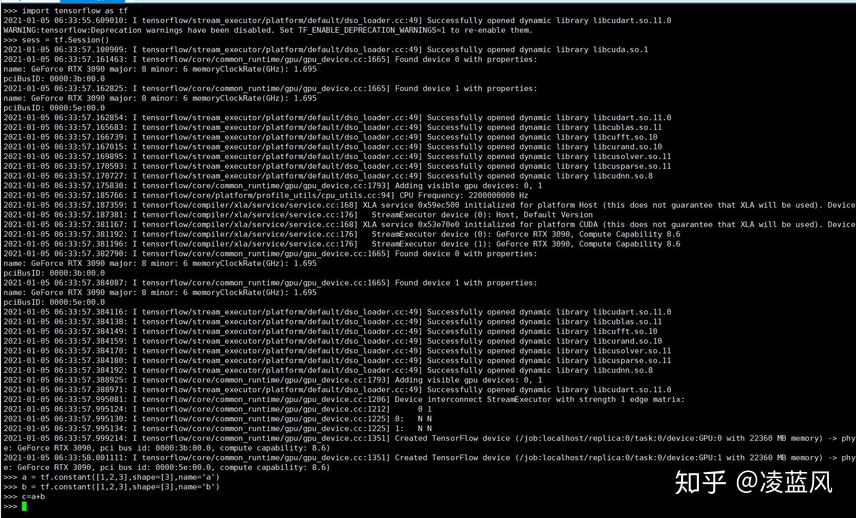 RTX3090运行Tensorflow1.15（CUDA 11.1） Docker、TF1.15测试环境 - 知乎