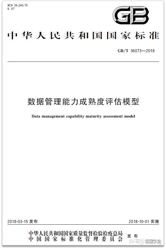 一文读懂数据管理能力成熟度模型DCMM - 知乎