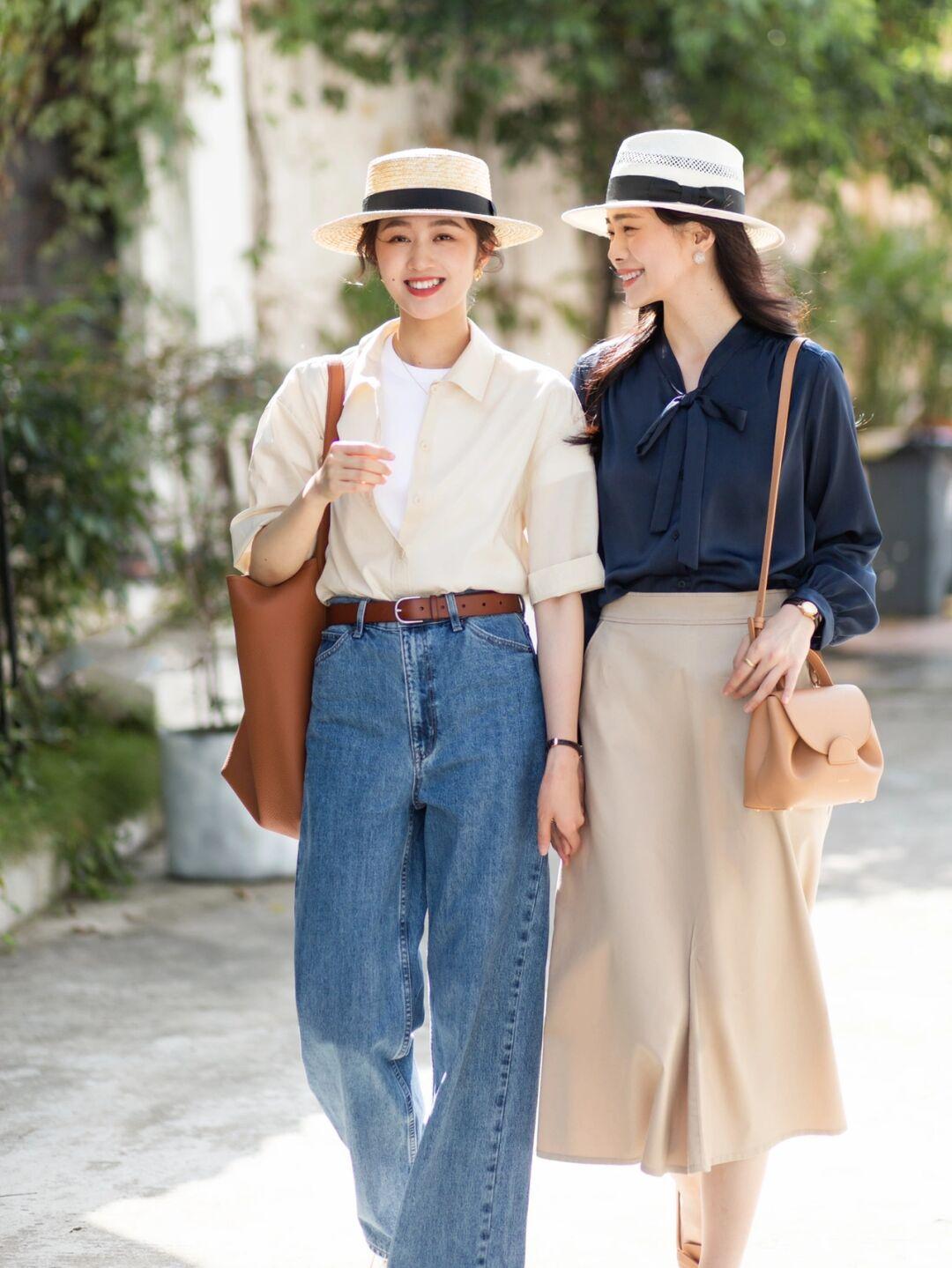 这才是夏日女人的通勤穿搭，衬衫搭配半身裙或牛仔裤，简约又洋气 - 知乎