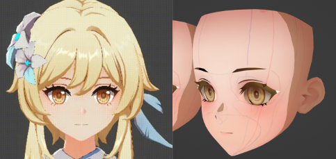 卡通渲染——360度脸部SDF光照方案 - 知乎