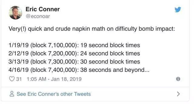 以太坊从POW到POS的转变过程中，难度炸弹的引线已经被点燃 - 知乎