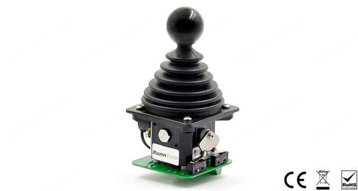RunnTech Dual 5V Analog Joystick with Ball Shape Grip for Electrical ...