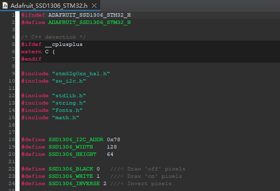 STM32的HAL第三方库 - SSD1306 OLED屏幕 - 知乎