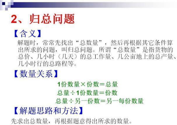 小学数学典型应用题解题思路及方法(一) 知乎