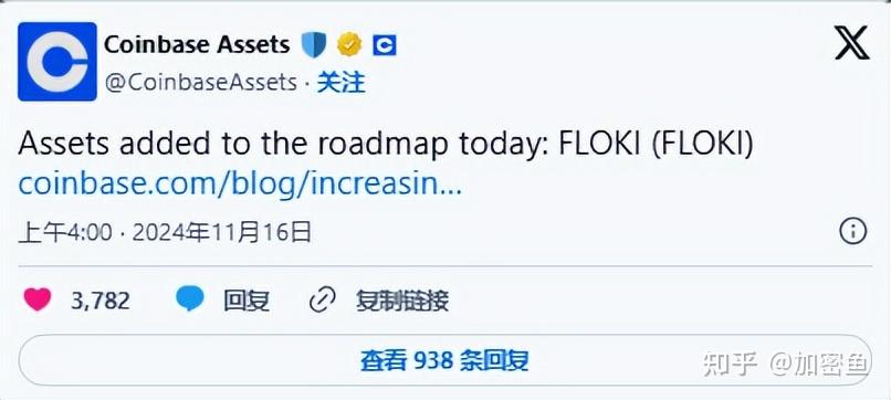 FLOKI 价格在 Coinbase 潜在上市之际飙升，下一步会上涨至 0.0015 美元吗？ - 知乎