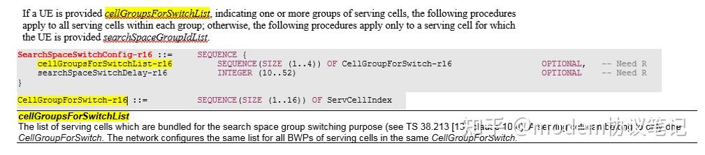 Search space set group switching(一) - 知乎