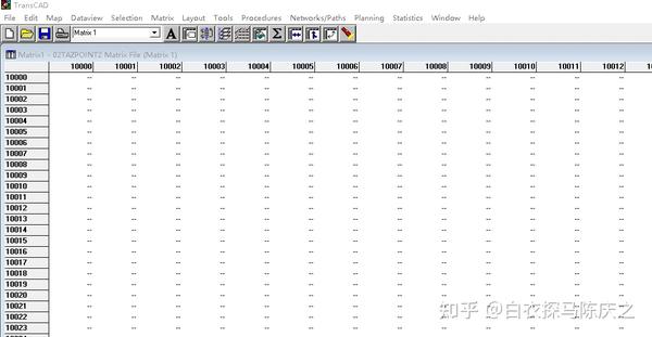 transcad 导入excel格式的OD数据到mtx矩阵 - 知乎