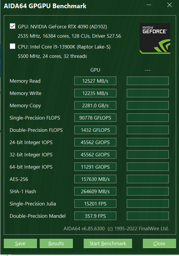求问4090 AIDA64测试结果问题 - 知乎