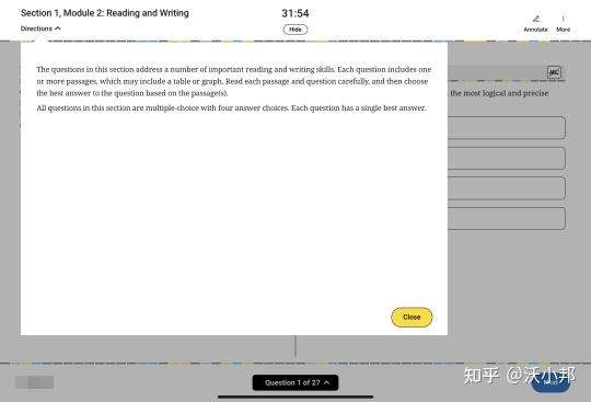 最完整 | SAT机考官方发布第一套解读 - 知乎