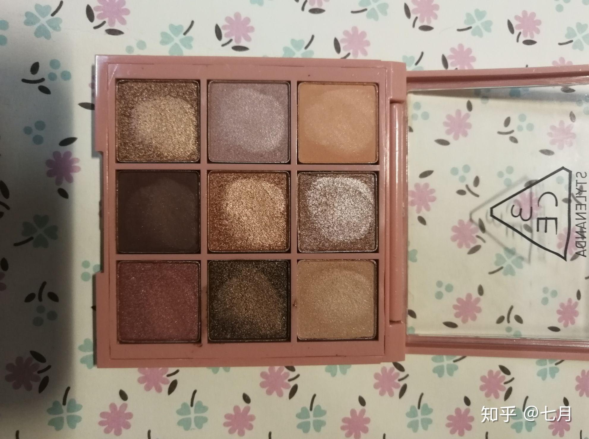 3CE眼影盘真实试色以及妆容教程 - 知乎