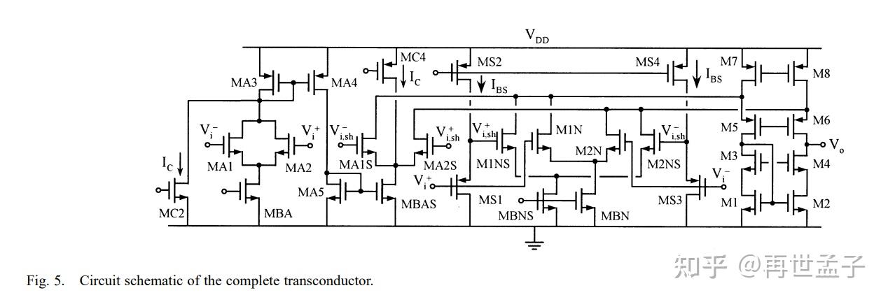 运算放大器跨导恒定轨到轨输入级（Constant-gm Rail-to-Rail Input Stage） - 知乎