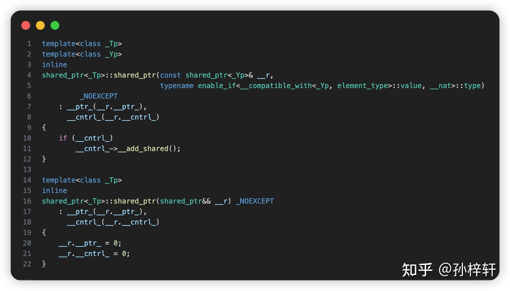 std::enable_shared_from_this 有什么意义？ - 知乎