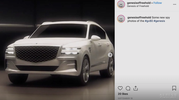 Gensis GV80实车曝光 外形自带霸气 - 知乎