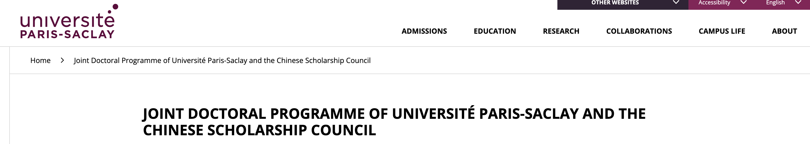 法国巴黎萨克雷大学Université Paris-Sacla—国家留学基金委CSC博士项目招生 - 知乎