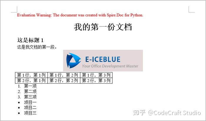 国产化Word处理控件Spire.Doc教程：使用 Python 创建 Word 文档的详细指南 - 知乎
