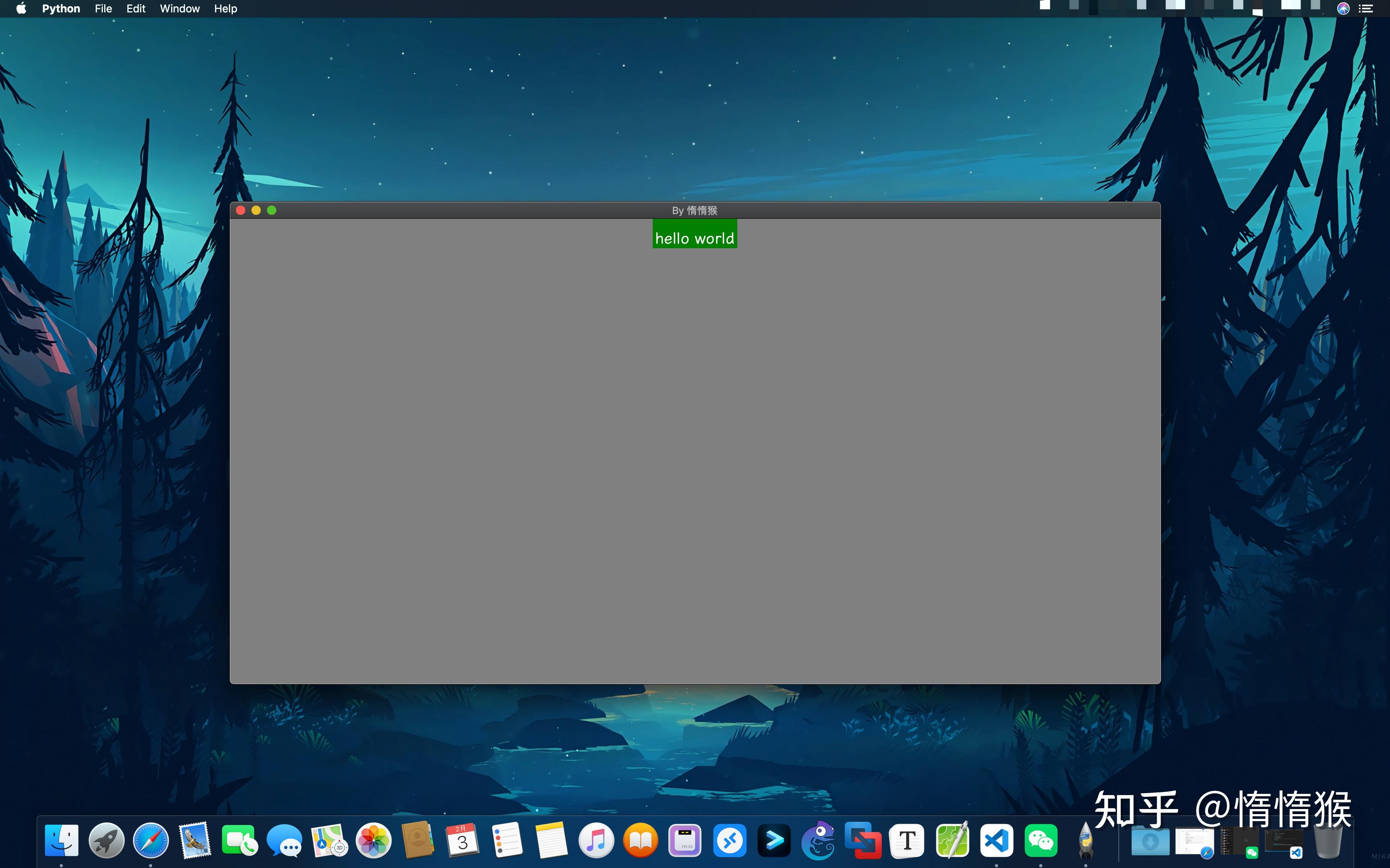 python 编程怎么输出 hello world 代码？ - 知乎